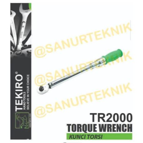 Jual Kunci Torsi / Kunci Momen / Torque Wrench TEKIRO 1/2" 40-200Nm TR2000 Indonesia|Shopee ...