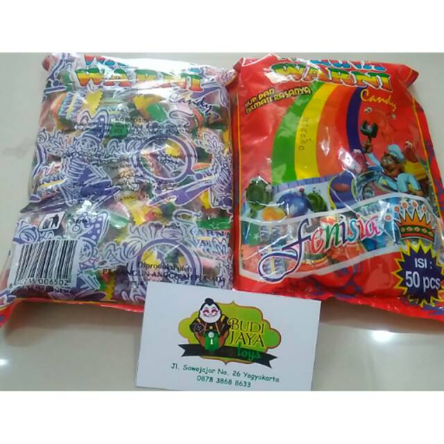 50pc Permen peluit / permen warna warni | Shopee Indonesia