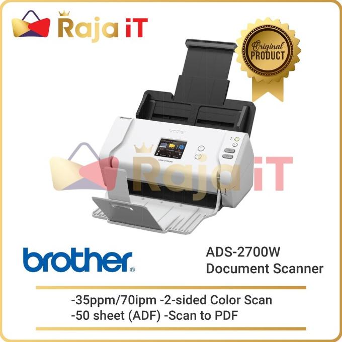 Jual BROTHER Scanner ADS2700W Scanner Brother ADS 2700W ADS 2700 W ADF ...