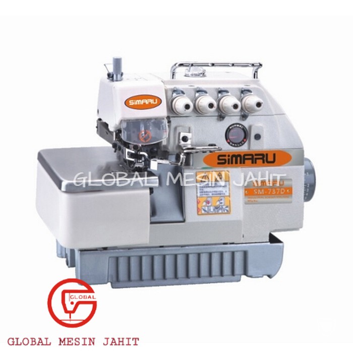 Jual Mesin Obras SIMARU SM 747D - Mesin Obras Industri Benang 4 Servo ...