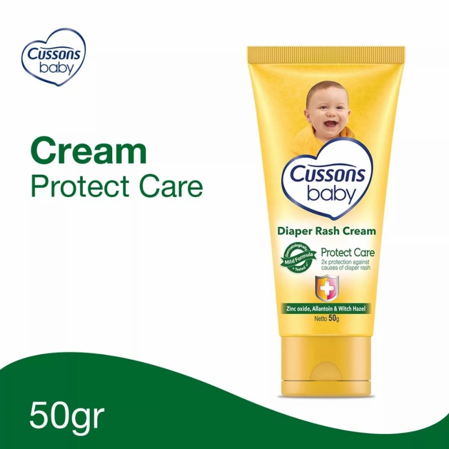 Jual Cussons Baby Cream Protect Care Diaper Rash 50gr | Shopee Indonesia