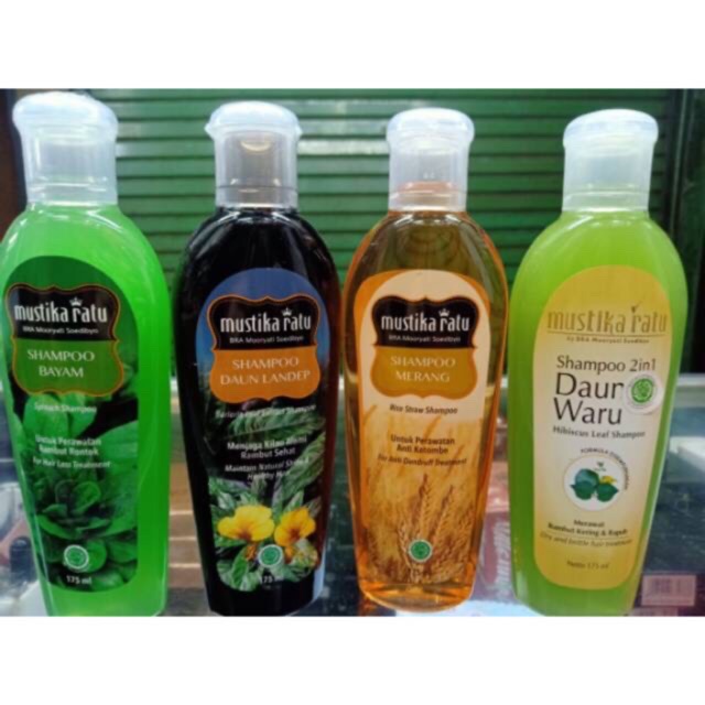 Jual MUSTIKA RATU SHAMPOO ALL VARIANTS 175ml SHAMPOO BAYAM/MERANG ...