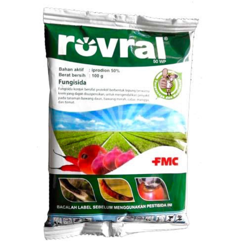 Rovral 50WP 100gr Fungisida Obat Pencegah dan Pembasmi Jamur Tanaman ...