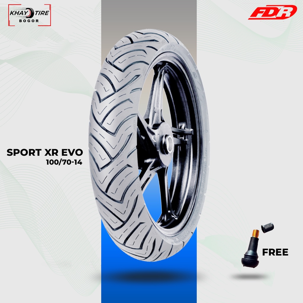 Jual Ban Motor Matic - FDR SPORT XR EVO 100/70 Ring 14 Tubeless | Shopee Indonesia