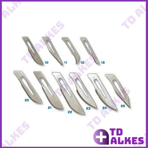 Surgical Blade No 10 11 12 15 Mata Pisau Bedah Sterile Knife Bisturi No ...
