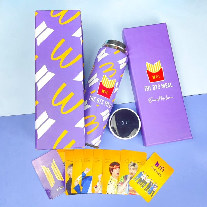 Jual BTS Meal MCD Tumbler Custom Paket Box Free Photocard - Paket BTS Meal | Shopee Indonesia