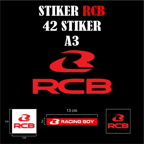 Jual RCB STIKER RACING BOY | MURAH STIKER MOTOR VARIO, AEROX, NMAX DLL ...