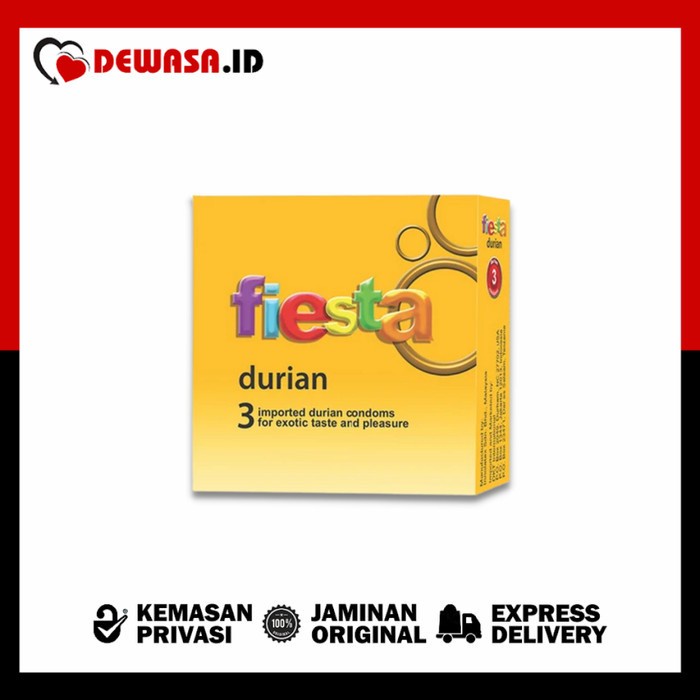 Jual Fiesta Kondom Durian - 1 Pcs (REPACK) | Shopee Indonesia