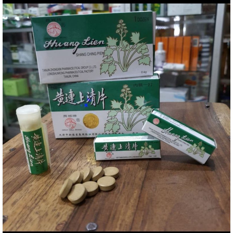 Jual Huang Lien Shang Ching Pien Khasiat Susah BAB , Panas Dalam isi 8 ...
