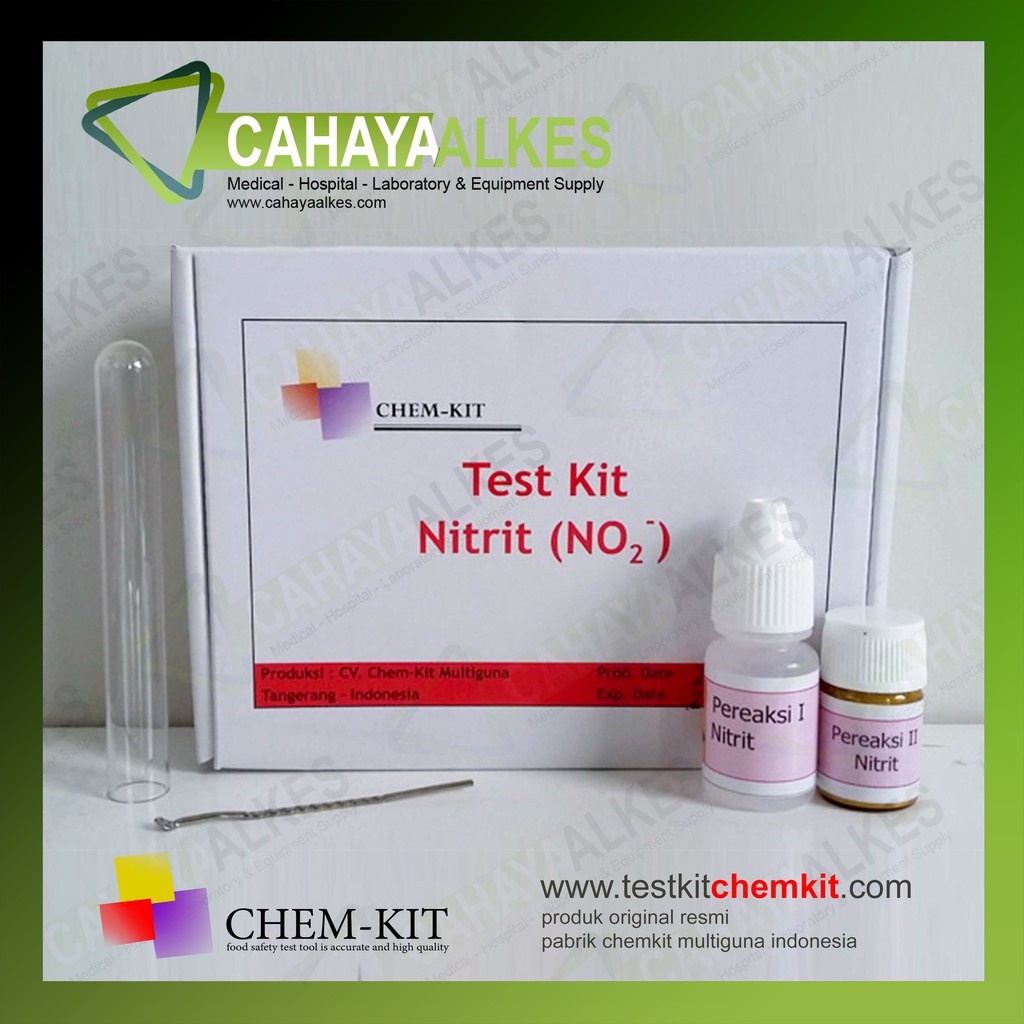 Jual Alat Test Kit Nitrit Chemkit | Tes Nitrite Makanan Akurat ( Pabrik ...