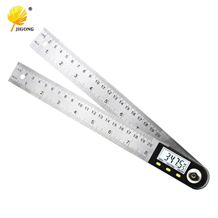 Jual penggaris inklinometer digital-mistar angle ruler-pengukur sudut 2in1 Indonesia|Shopee ...