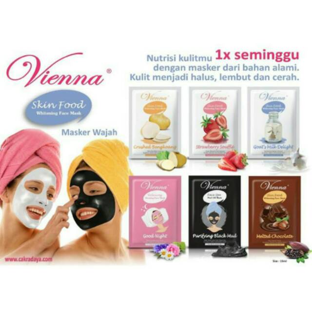Jual VIENNA FACE MASK 15ML | Shopee Indonesia