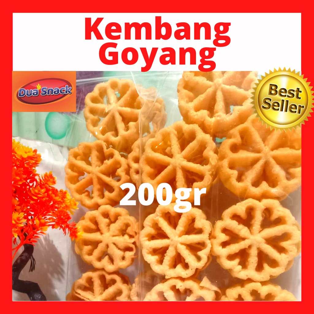 Jual Makanan Ringan Cemilan Snack Keripik Kembang Goyang 200gr Enak ...