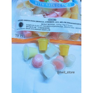Jual Cocon Mini Pudding With Nata De Coco 15g x 70cup | Shopee Indonesia