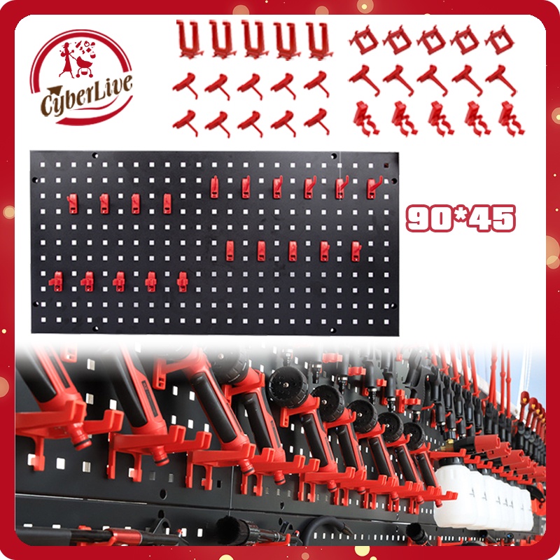 Jual 90x45cm Rak Multifungsi Rak Penyimpanan Alat Perkakas Bengkel Wall ...