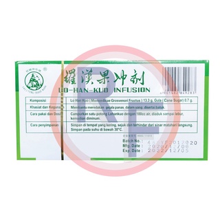 Jual LO HAN KUO Infusion 1 Box Pack isi 12 Kotak LOHANKO LOHANKUO HUAN ...