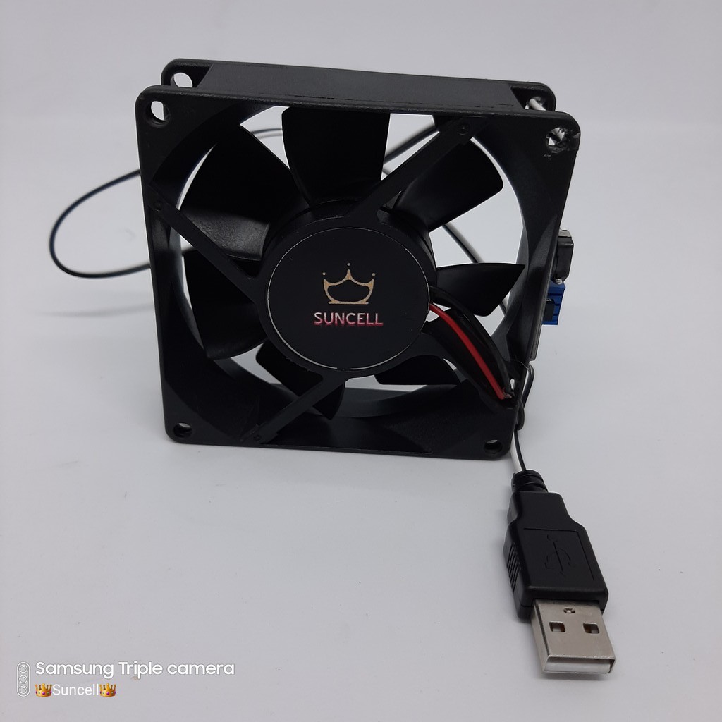 Kipas USB 8x8x2 cm silent - on 24 jam nonstop | Shopee Indonesia
