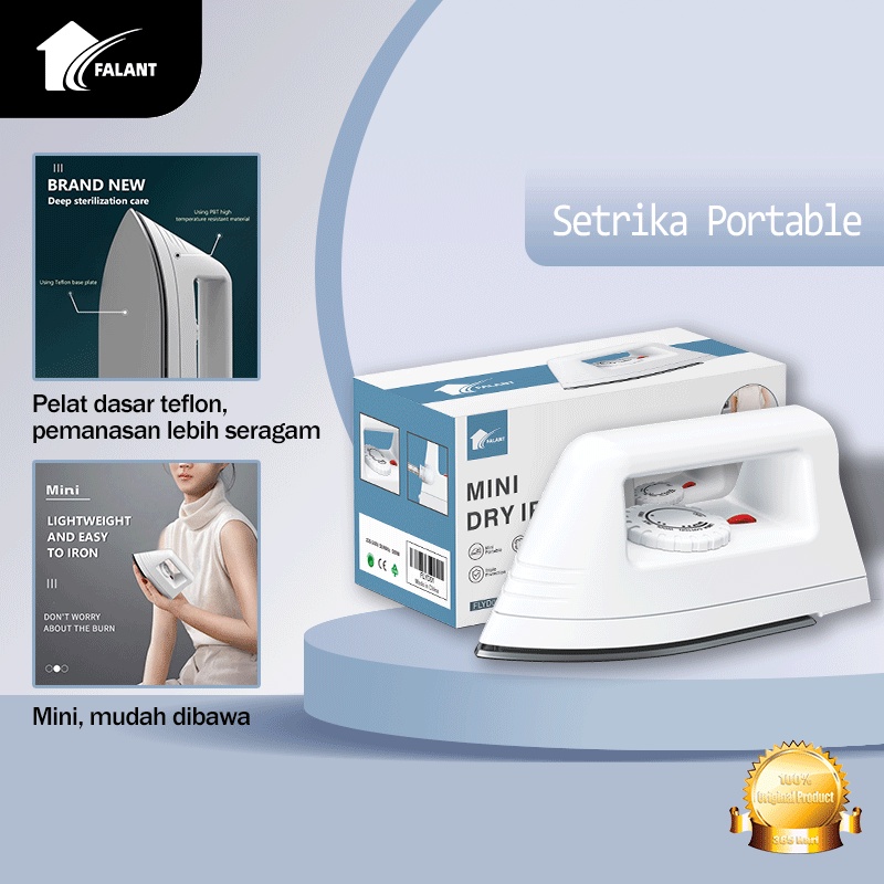 Jual FALANT FLYD01 Setrika Portable/Setrika Mini White | Shopee Indonesia