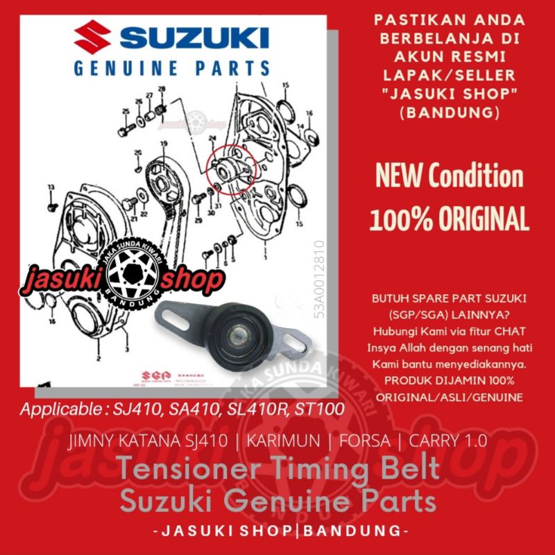 Jual Tensioner Suzuki Jimny Katana Forsa Karimun Kotak Carry 1.0 ST100 SJ410 SA410 SL410R Asli ...