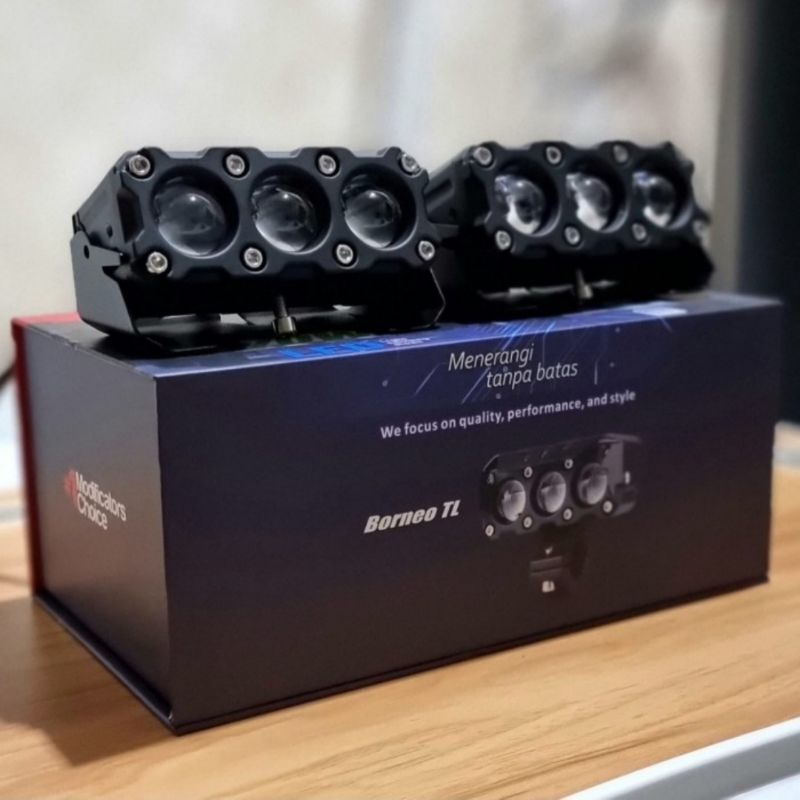 Jual Lampu LED Autovision mini projector borneo TL projie 3 mata biled ...