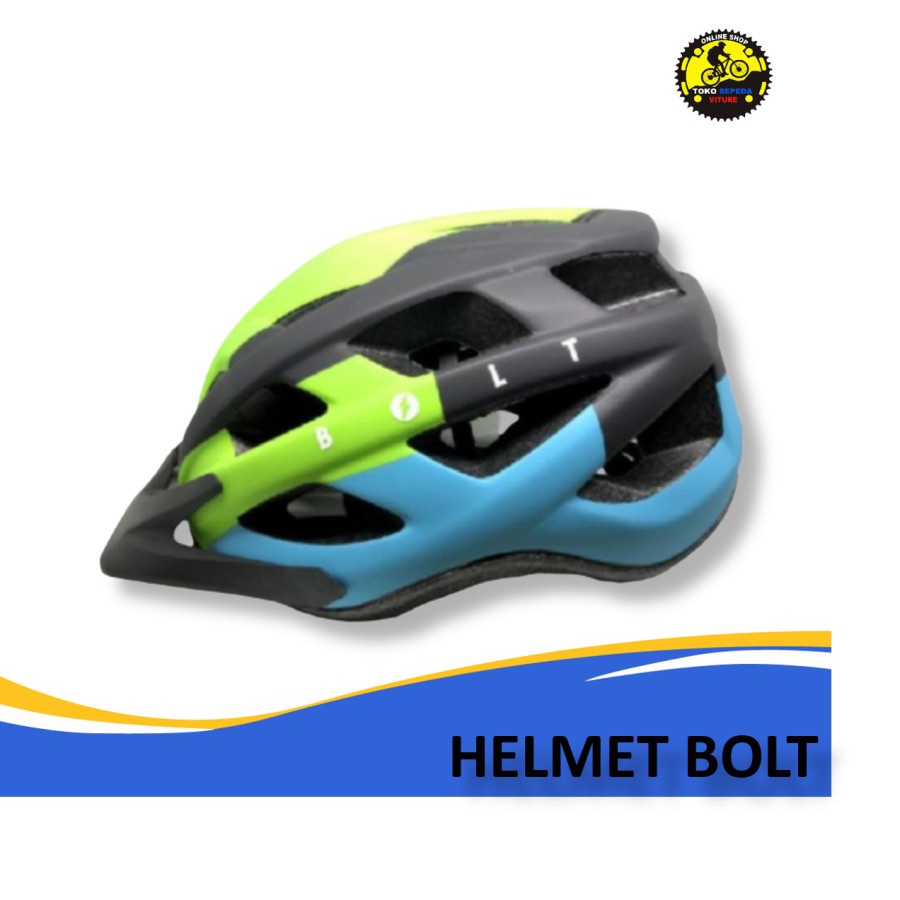 Jual Helmet Sepeda Merek Polygon Bolt Helm Sepeda | Shopee Indonesia