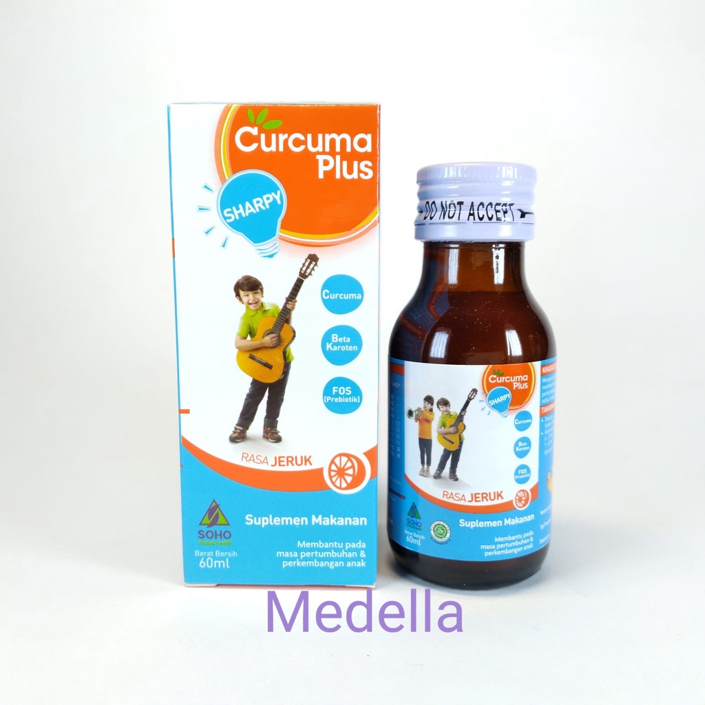 Jual Curcuma Plus Sharpy Rasa Jeruk 60 ml | Shopee Indonesia