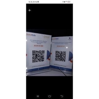 Jual Akrilik acrylic stand A5 brosur barcode QRIS pembayaran | Shopee ...