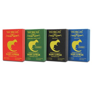 Jual WORCAS Kopi Luwak Liar Bali King 100gr - Medium Gift Box | Shopee ...