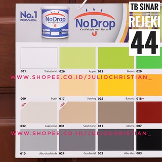Jual NO DROP 20 KG WARNA LENGKAP CAT PELAPIS ANTI BOCOR WATERPROOFING NODROP PAIL 20KG [AVIAN ...