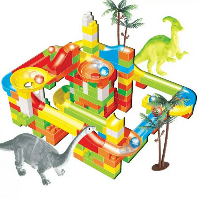 Jual MAINAN BRICKS MARBLE 170pcs MAINAN BRICKS LEGO KELERENG DIY MAINAN ...