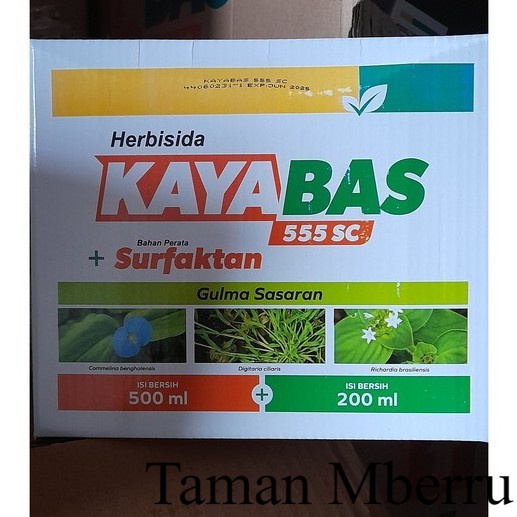 Jual KAYABAS 555SC 500ml Herbisida Pembasmi Rumput Selektif Tanaman ...