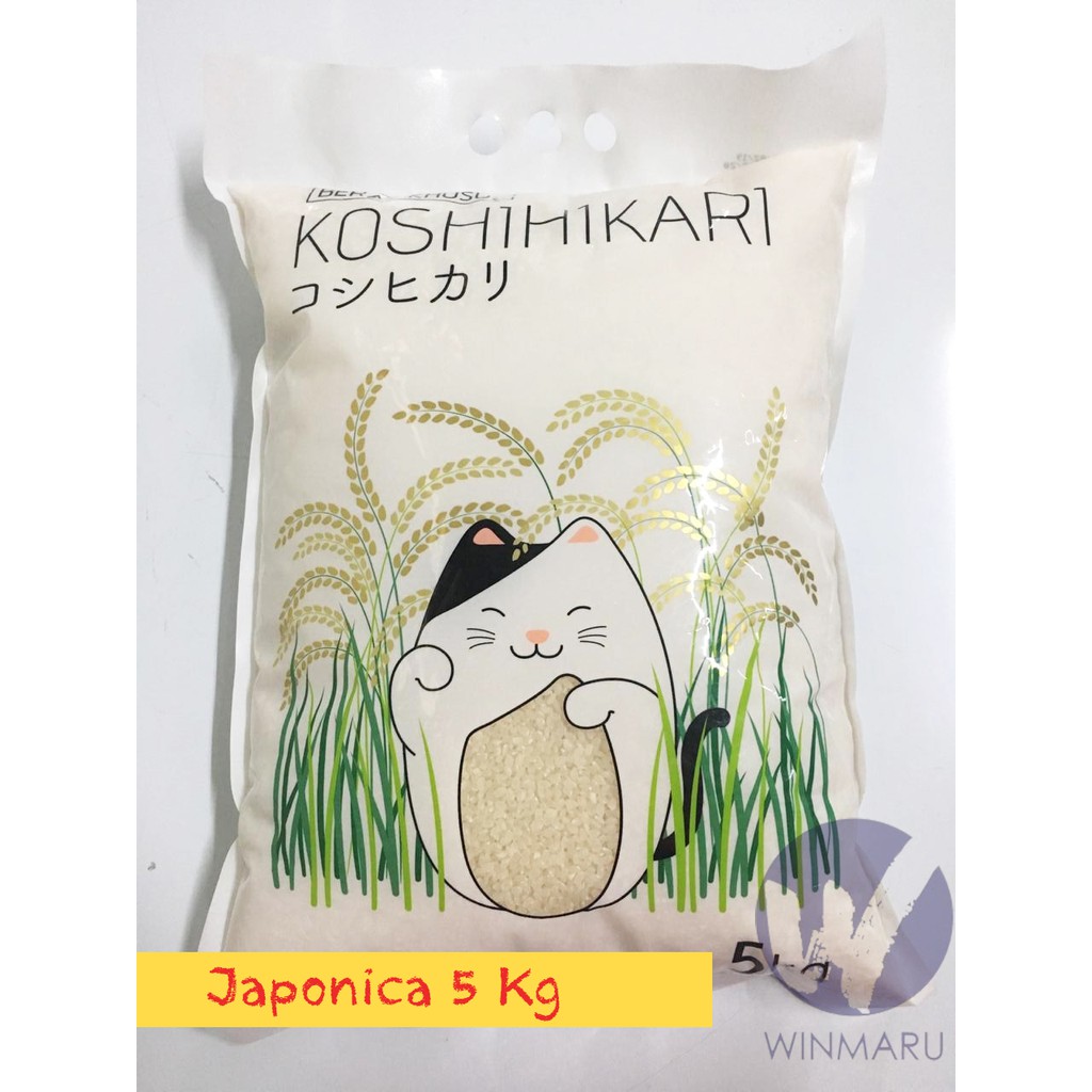 Beras Jepang Japonica Koshihikari 5 Kg | Shopee Indonesia
