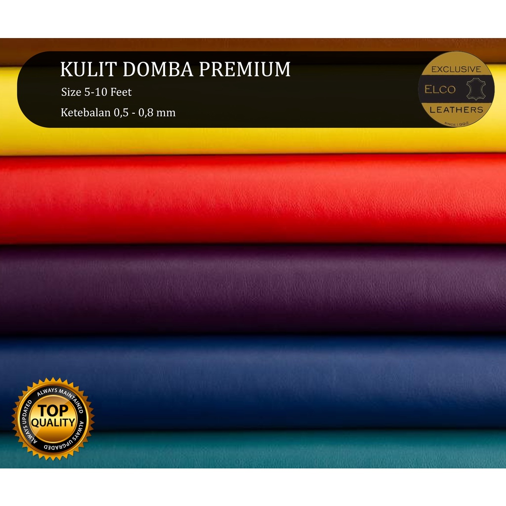 Jual NEW ARRIVAL Kulit Domba Elco Lembaran Utuh Premium Top Grade Bahan ...