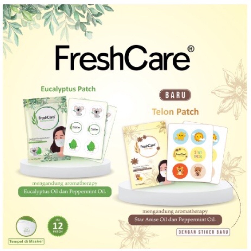 Jual FreshCare Mask Aromatherapy Patch Eucalyptus Telon Star Anise ...