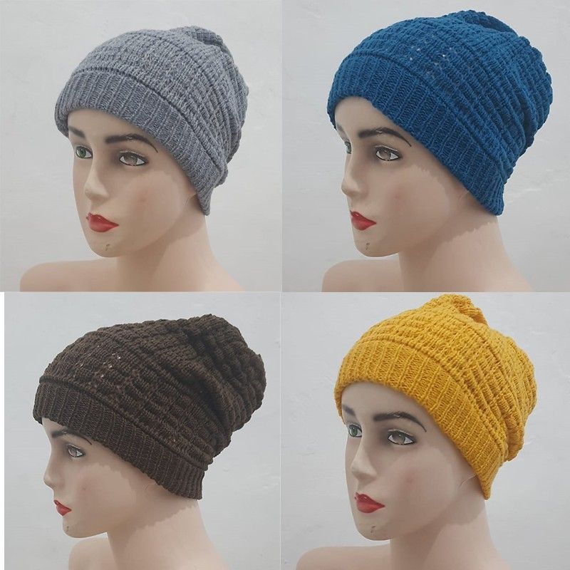 Jual KUPLUK NENEK/TURBAN RAJUT TEBAL KUPLUK NENEK TOPI | Shopee Indonesia