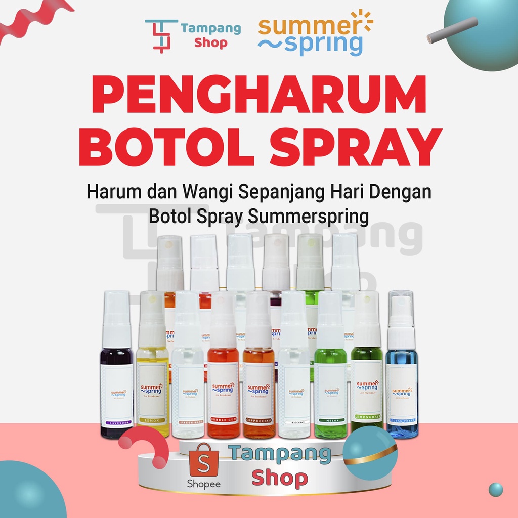 Jual Pengharum Ruangan / Toilet / Lemari / Mobil Summer Spring Botol ...