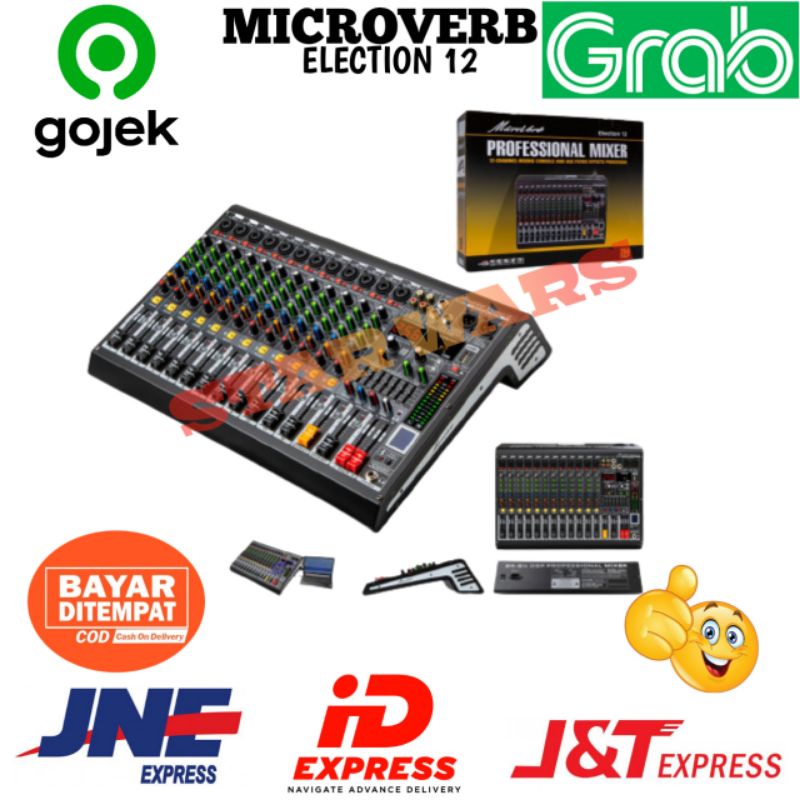 Jual Mixer Audio Microverb Election 12 Original 12 Channel | Shopee Indonesia