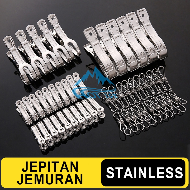 Jual Jepitan Jemuran Stainless Anti Karat jepitan jemuran jepitan besi ...
