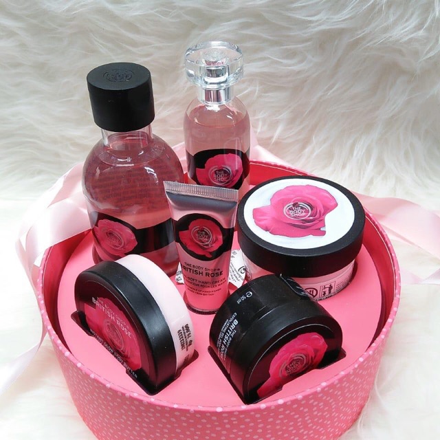 Jual Gift Box The Body Shop Variant British Rose | Shopee Indonesia