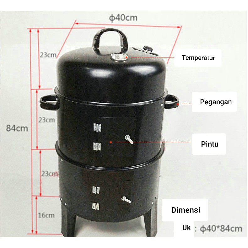 Jual ALAT BBQ / ALAT BARBERQUE / PENGASAPAN DAGING / ALAT PANGGANG/ SEI ...