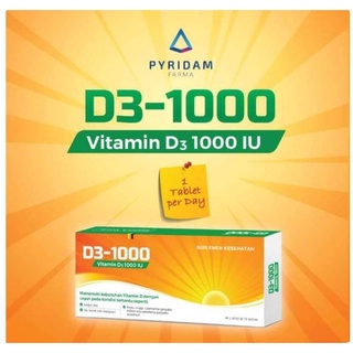Jual Vitamin D3-1000 Vitamin D 1000IU Vit D 1000 IU strip isi 10 tablet | Shopee Indonesia