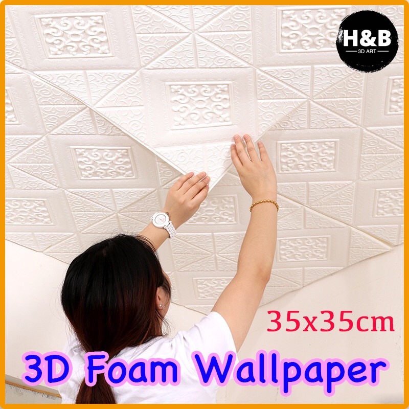 Jual (Promo)3D Wallpaper Dinding Ceiling Wallpaper Sticker Dinding Busa ...