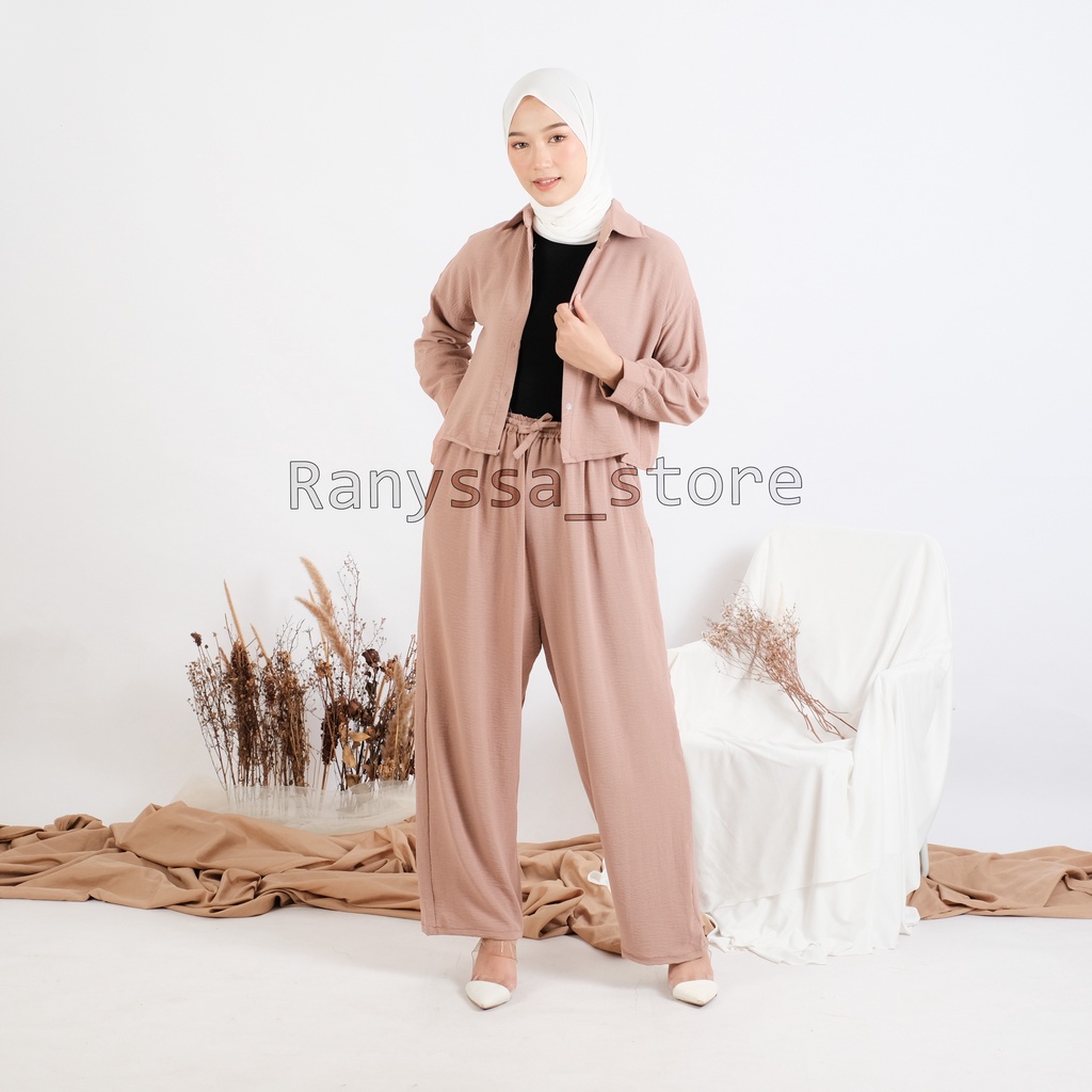 Jual Oneset Wanita / Violin Set / Hanin Crop Set / Setelan Wanita ...