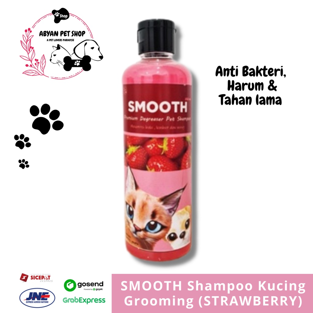 Jual Smooth Shampoo Degreaser Kucing dan Anjing 250ml (Strawberry) | Shopee Indonesia