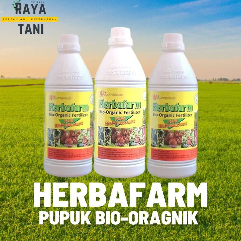 Jual pupuk bio organik cair HERBAFARM 1 1LITER | Shopee Indonesia