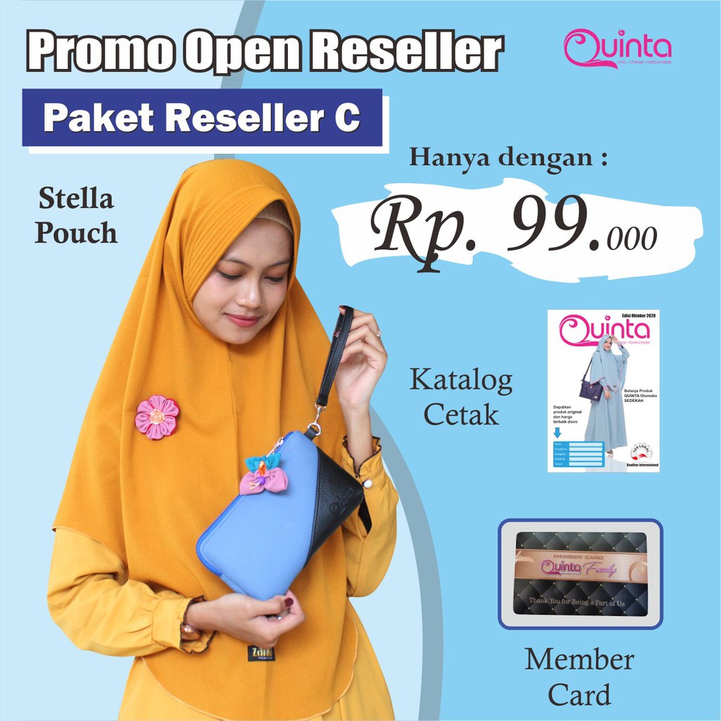 Jual PAKET RESELLER QUINTA DAN DROPSHIPPER FREE TAS, KATALOG DAN MEMBER ...