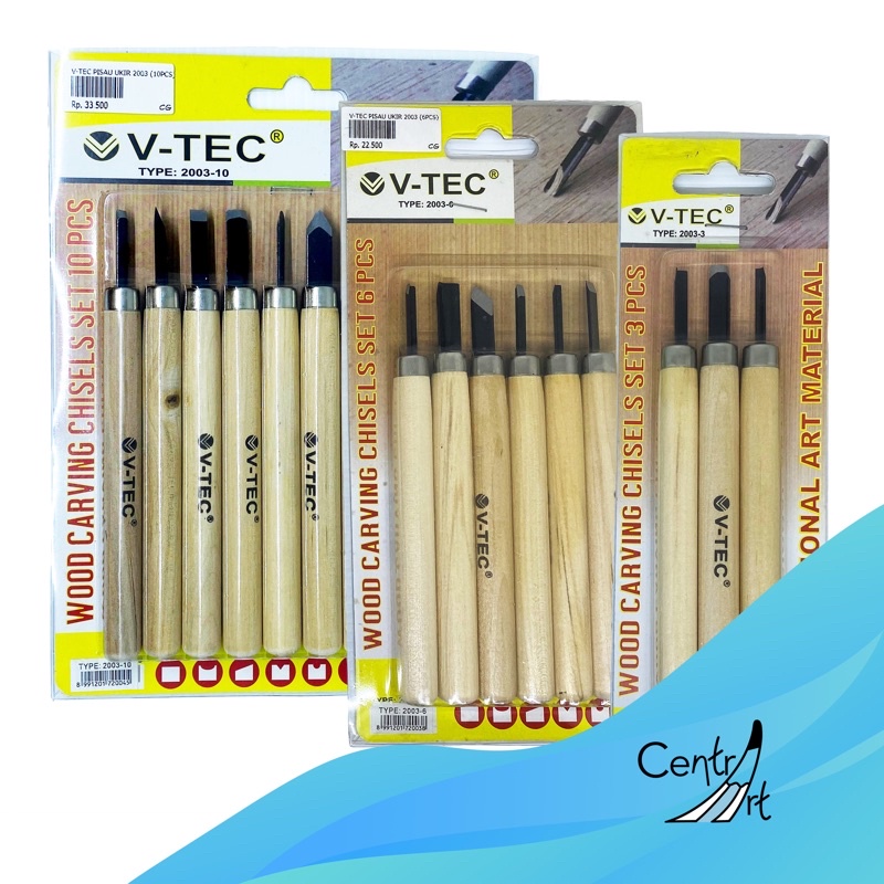 Jual Vtec Wood Carving tools set / alat ukir kayu / pisau ukir kayu ...