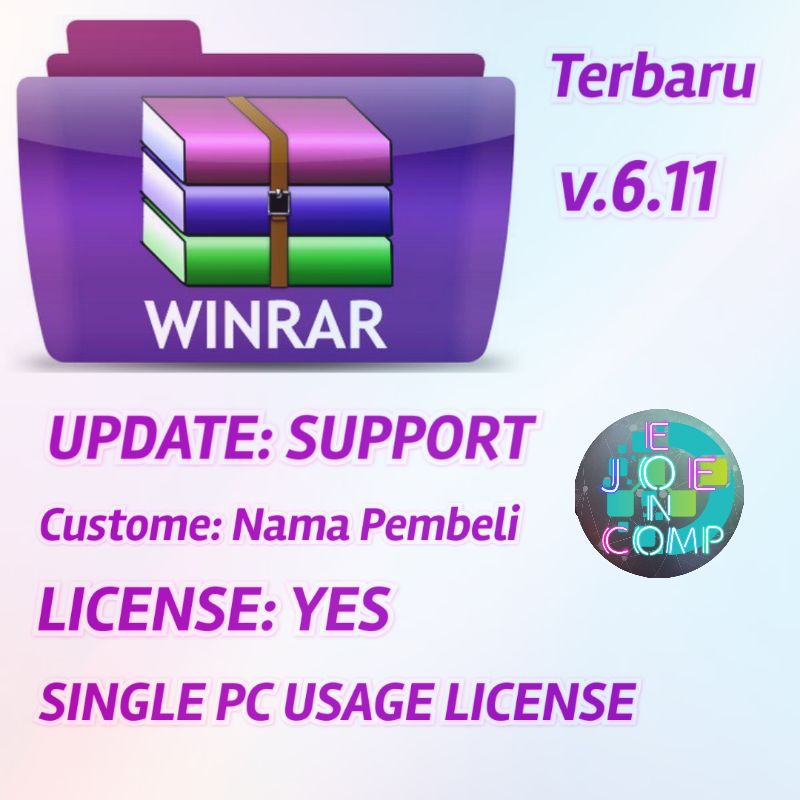 Jual WINRAR 6 - 6.11 (64 & 32 BIT) - FULL VERSION - WINDOWS | Shopee ...
