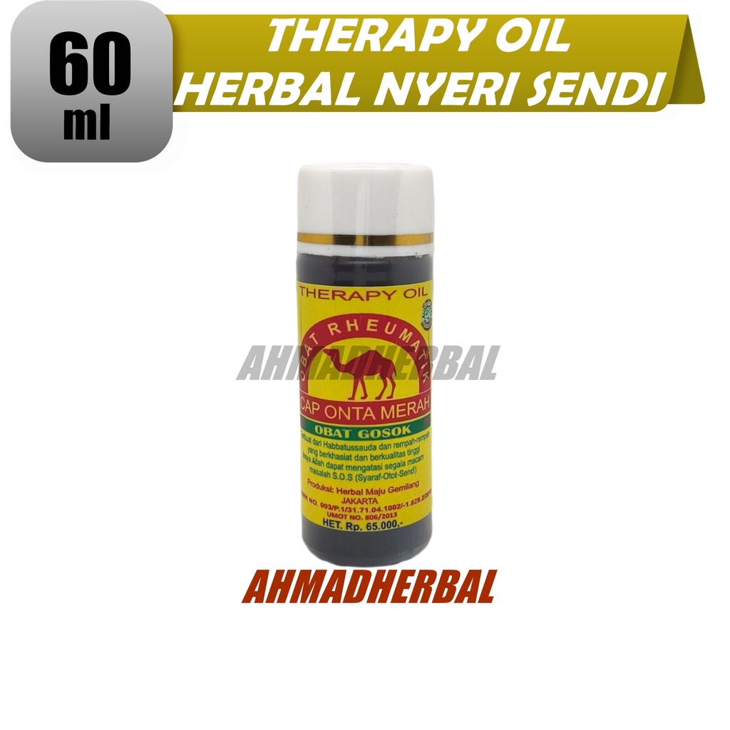 Jual THERAPY OIL CAP ONTA MERAH MINYAK REMATIK PANAS DAN HOT ISI 60 ML ...