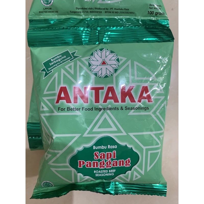 Jual Bumbu Antaka Rasa Sapi Panggang 100 gr | Shopee Indonesia